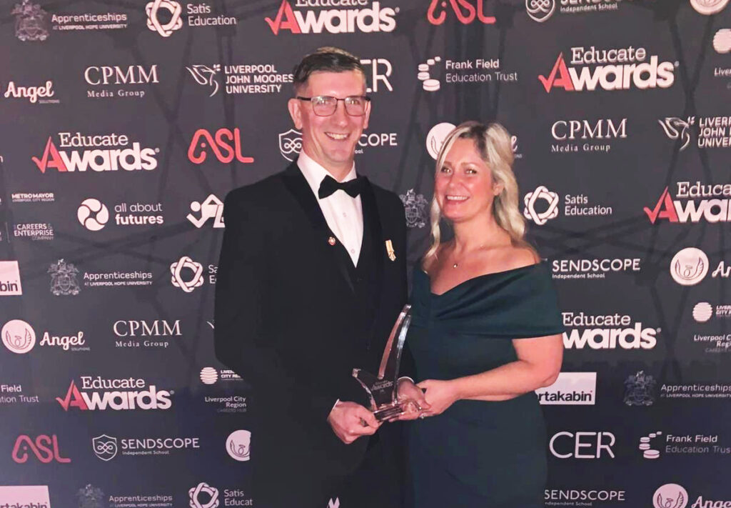 Runshaw's Stuart Hide wins Educate Teacher of the Year 2025 — Runshaw ...